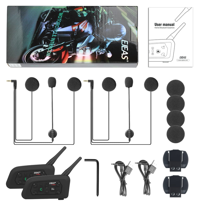 EJEAS V6 Pro (2021 Upgrade) _ Bluetooth Motorcycle Intercom System