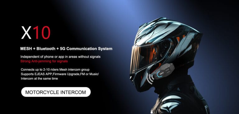 EJEAS X10: A Revolutionary Motorcycle Helmet Intercom System